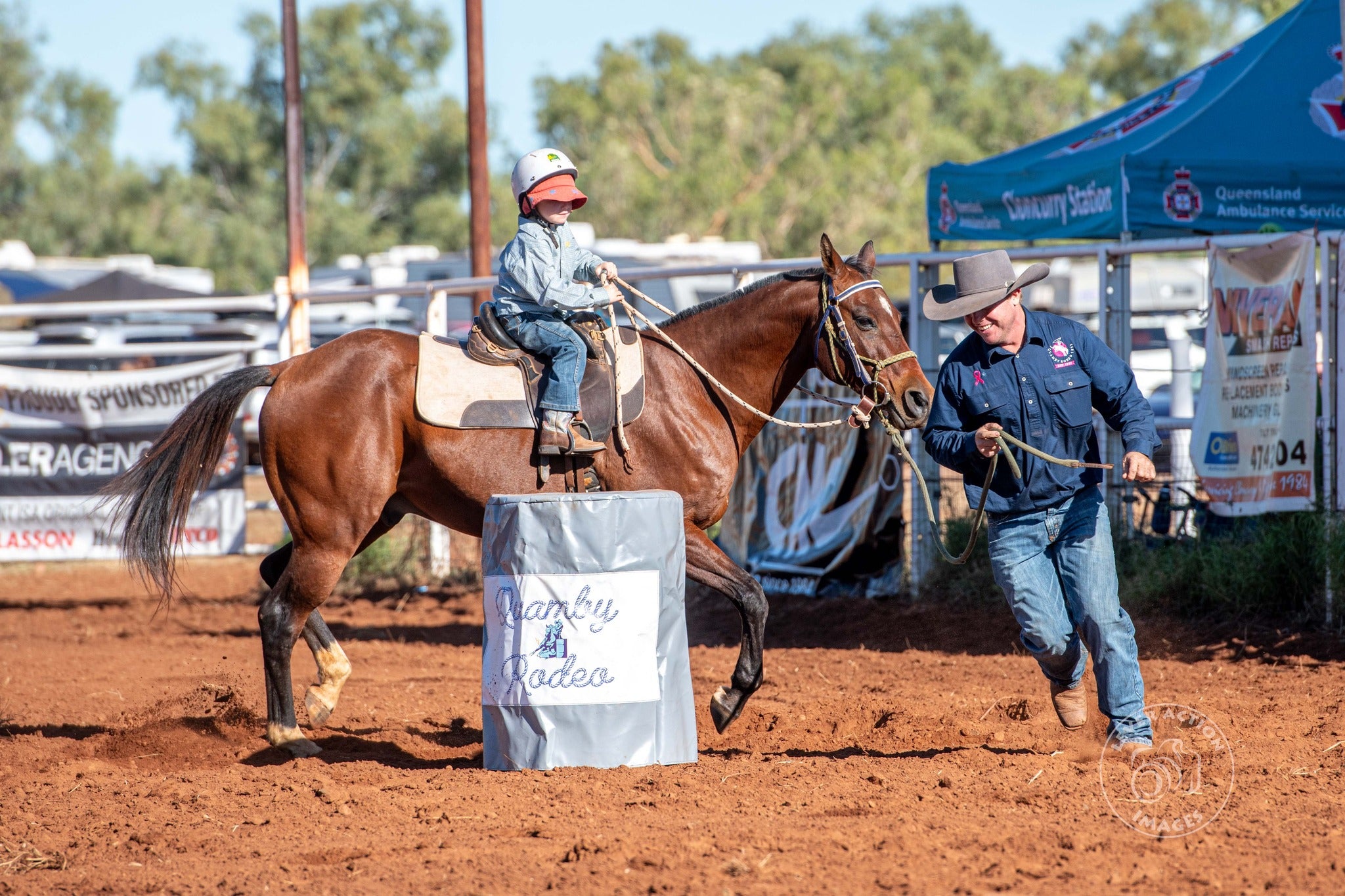 Quamby Rodeo - Mini Barrel Race (7 Years and under) – NQ Rodeo Hub